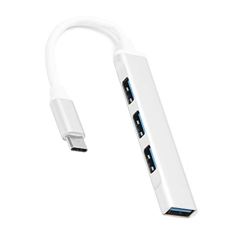 USB C Hub, 4 in 1C to USB OTG Hub Adapter, Portable Docking Station with USB 3.0 & USB 2.0, Multiport Splitter Compatible with Windows XP/Vista/7/8/10/OS/X