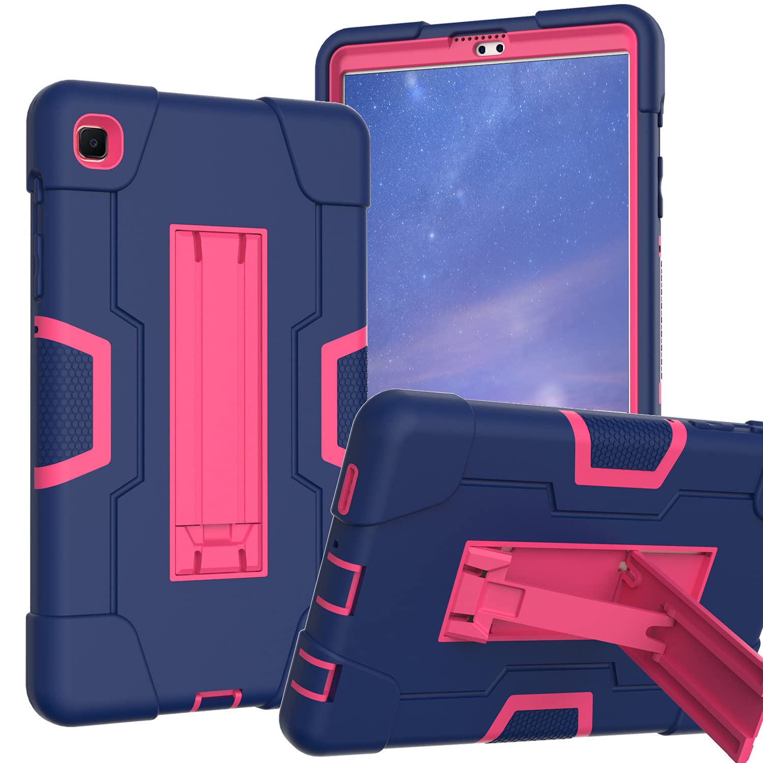 Meifei Case for Samsung Galaxy Tab A7 Lite 8.7" 2021, Heavy Duty Hard PC Soft Silicone Shockproof Rugged High Impact Protective Kickstand Case for Galaxy Tab A7 Lite 8.7 inch (SM-T220 SM-T225)
