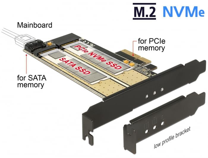 Adap Delock PCI-E Karte Memory Controller