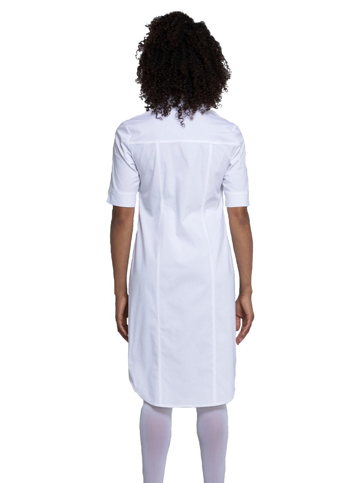 Cherokee Women Scrubs Dress Workwear Professionals Button Front WW500, XL, White