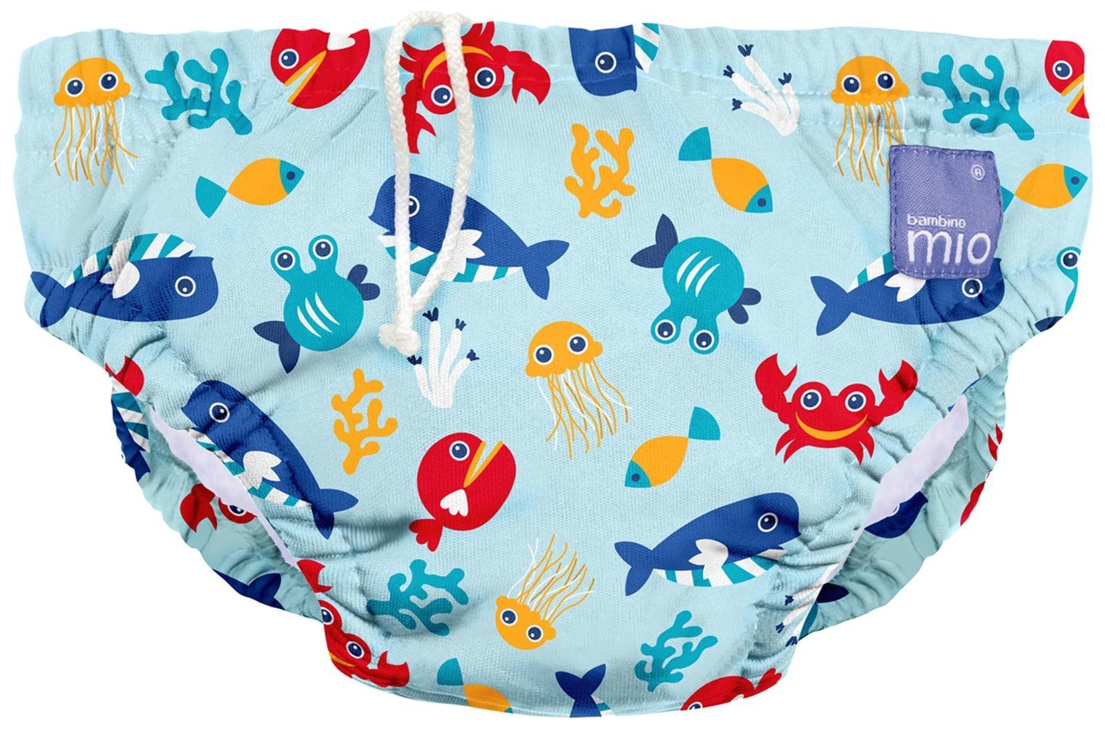Bambino Mio, Reusable Swim Diaper , Deep Sea Blue , Large (1-2 Years)