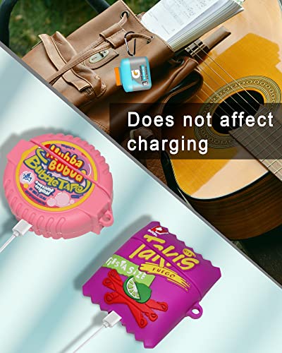 3Pack Funny Case for AirPods 3rd Generation Accessories Set 【for 2021 Released 3st Gen】 W/Takis Potato&Sport Water&Bubble Gum Air pods 3 Silicone Cover, Cute 3D Cartoon Food for AirPods 3rd Gen Case
