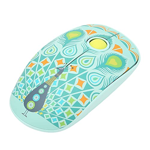 2.4GHz Wireless Mouse Cute Computer Mouse, Silent Cordless USB Mouse Wireless Optical Computer Mouse, 1500DPI, Automatically Sleep, for PC Laptop Notebook Kids Girl Gift