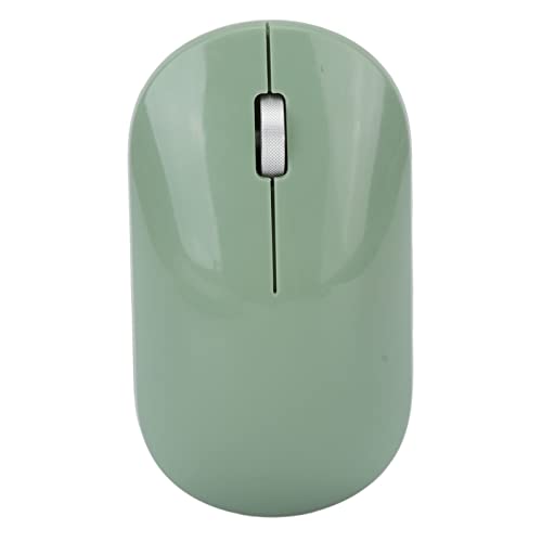 2.4GHz Wireless Keyboard Mouse, 75 Keys 12 Multimedia Key Ergonomic Design Wireless Gaming Keyboard Mouse Set for PC, Computer, Desktop (Green)