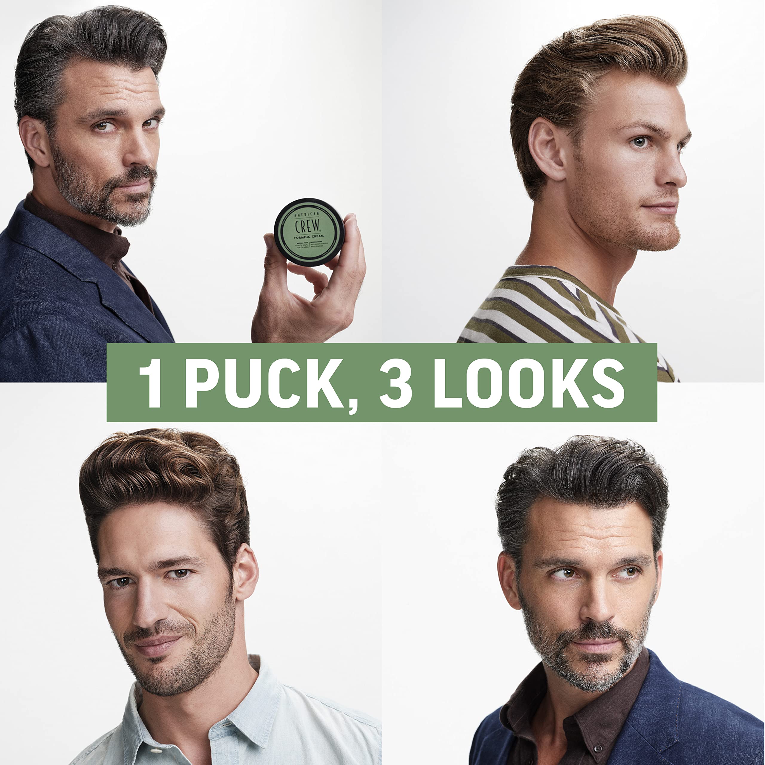 American Crew Men's Gift Set Hair Forming Cream and Daily Deep Moisturizing Shampoo