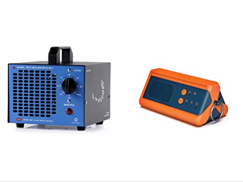 Airthereal Bundle | MA5000 Ozone Generator with 5,000mg/h and PA1K-GO Portable Ozone Generator 1,000 mg/h Odor Remover O3 Machine
