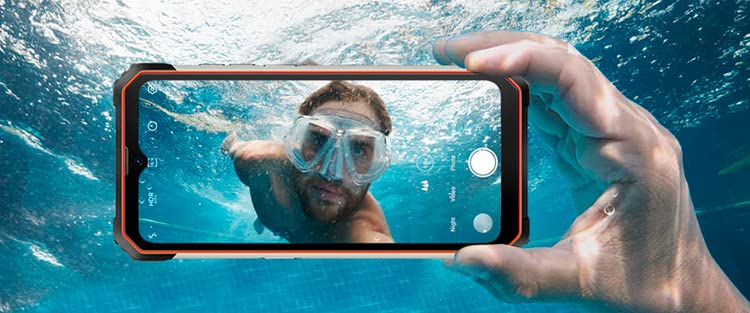 5G Rugged Smartphone, Blackview BL8800, 8GB+128GB Rugged Unlocked Phones, 50MP+ 20MP IR Night-Vision Camera, 8380mAh Battery 33W Fast Charge, 6.58" FHD Android 11, IP68/IP69K Waterproof, GPS, NFC, OTG