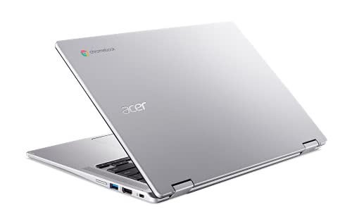 Acer Chromebook Spin 314 Convertible Laptop | Intel Pentium Silver N6000 | 14" Full HD IPS Touch Display | 4GB LPDDR4X | 128GB eMMC | DTS Audio | Intel Wi-Fi 6 AX201 | Chrome OS | CP314-1HN-P5NE