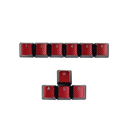 1set FPS Backlit keycap Replacement for Corsair K70RGB K70RGB K70 K95 K90 K65 K63 Gaming Keyboard (red)