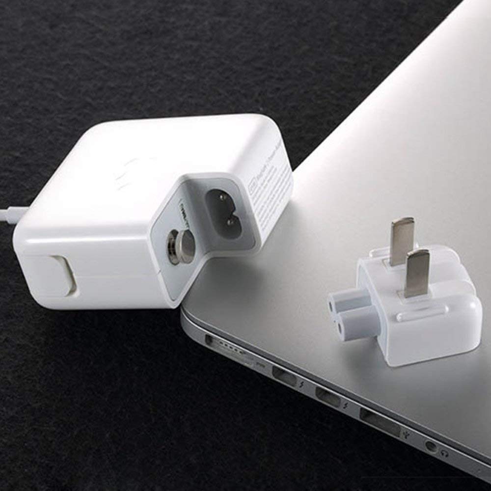 REYAER AC Wall Adapter Plug Duckhead US Wall Charger AC Cord US Standard Duck Head for McBook Maci Book/Phone/Pod AC Power Adapter (1 -Pack)