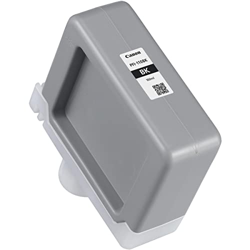 Canon PFI-110 Pigment Ink Tank Kit (Matte Black, Black, Cyan, Magenta, Yellow) in Retail Packaging