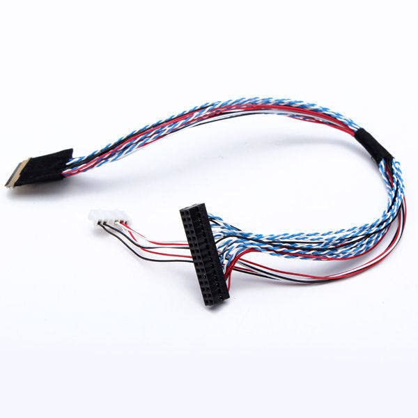 1PC 40 Pin 1 Channel 6 Bit LED LCD LVDS Screen Cable for Display