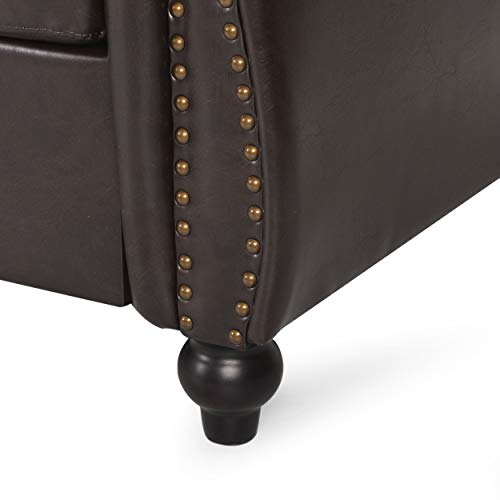 Christopher Knight Home Norma Sofas, Brown, Dark Brown