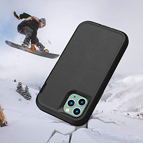 MXX Heavy Duty Case for iPhone 11 Pro Max - (No Built in Screen Protector) Drop Protection Tough Case for Apple iPhone 11 Pro Max (Black)