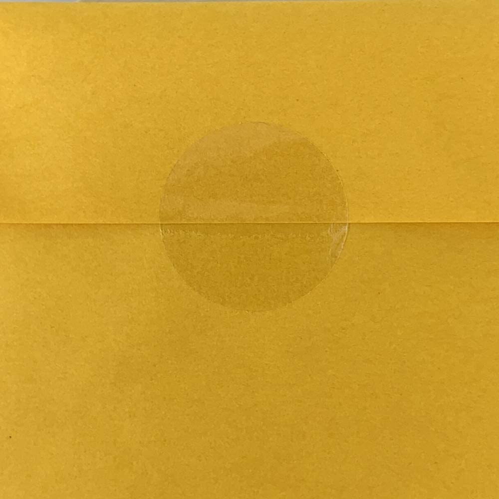 Clear Circle Stickers 1 inch, 1,200/roll Great as Envelope Seals, Clear Stickers, Clear Round Stickers, Envelope Seal Stickers or Clear Circle Labels by Faithful Supply