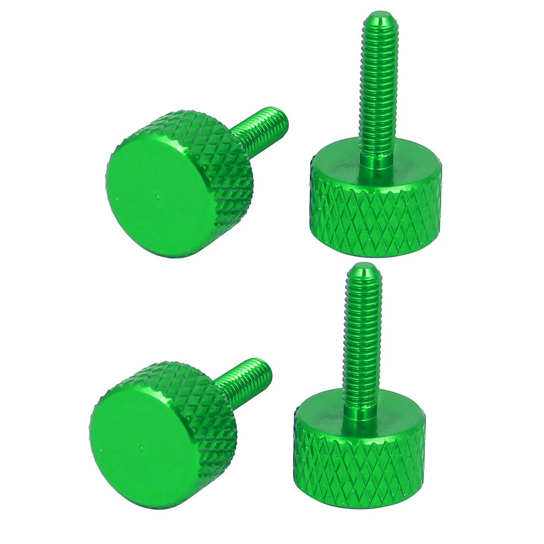Aexit Computer PC Cleaning & Repair Graphics Card Knurled Head Thumb Screws Green Computer Screws M3x12mm 4pcs