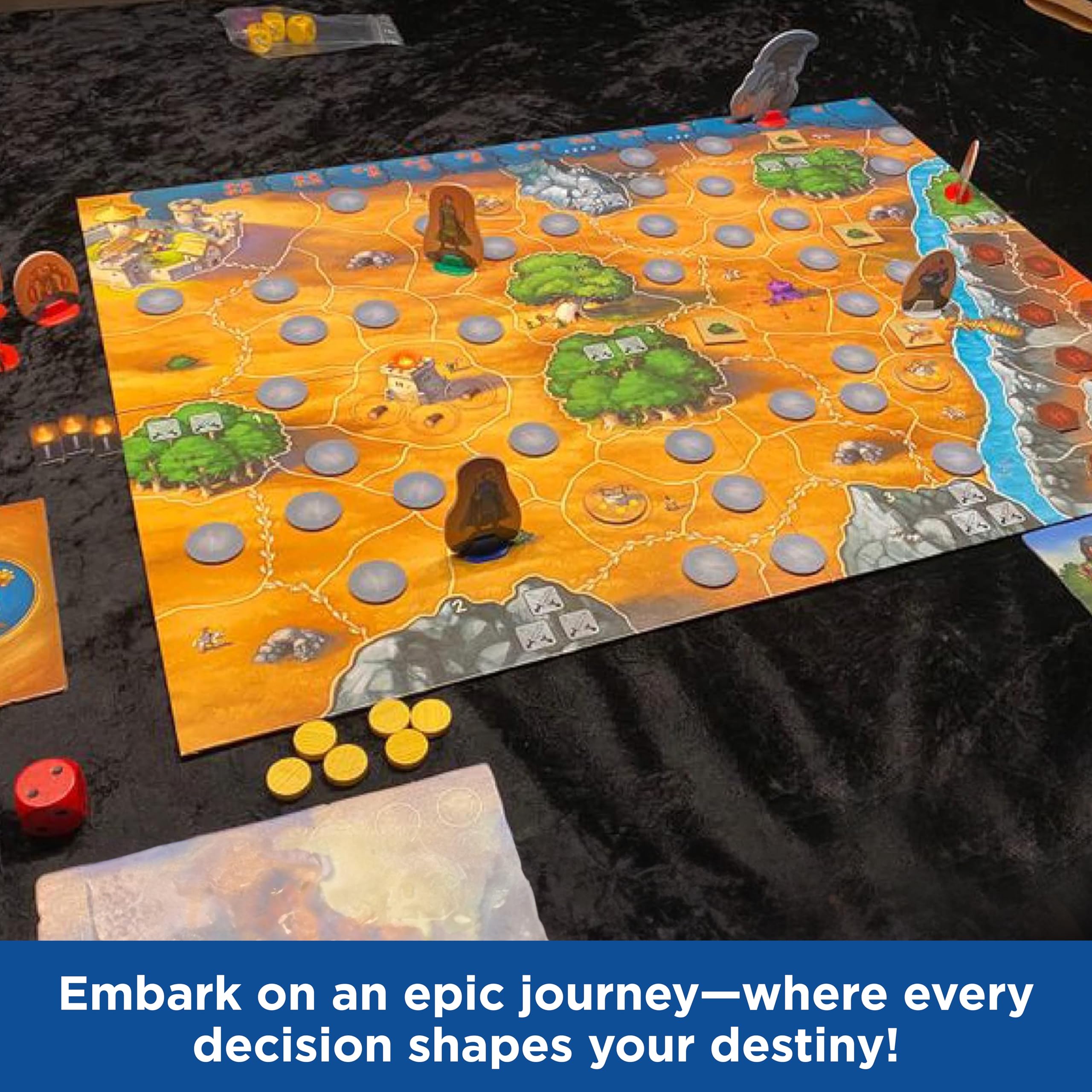 Andor: The Family Fantasy Game, Cooperative Family Board Game by Kosmos, 2 to 4 Players, Ages 7+