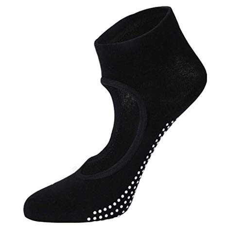 2-Pack Yoga Pilates Grip Socks Non Slip Sticky Barre Yoga Socks (2)