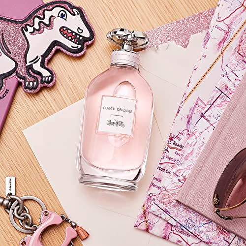 Coach Dreams Eau de Parfum - Long Lasting Fragrance with notes of Juicy Pear, Gardenia & Joshua Tree - Floral & Woody - 1.3 fl. oz.