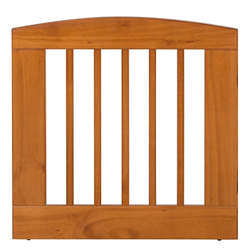 BarkWood Pets Freestanding Wood Pet Gate Extension Panel, 24" x 24" H, Chestnut