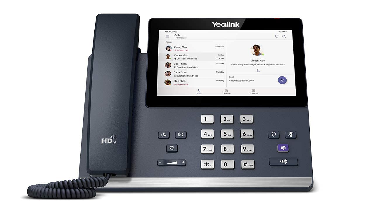 YEALINK MP56 TEAMS EDITION IP PHONE- 7" MULTI-TOUCH SCREEN - ANDROID 9 OS - POE (MP56-TEAMS) NEW OPEN BOX