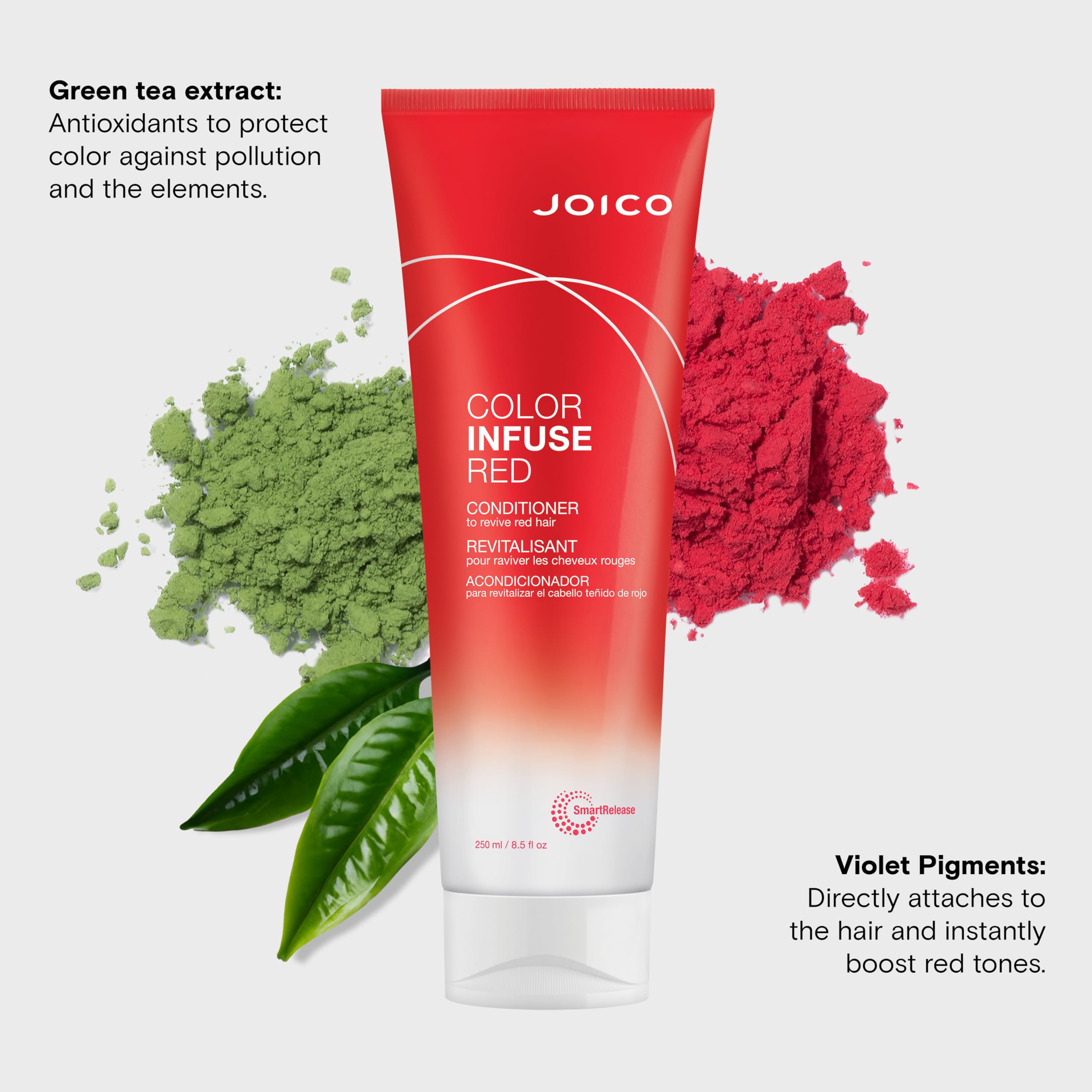 Joico Color Infuse Red Conditioner, 8.5 Fl Oz, Nourishes, Protects and Revives Vibrancy of Red Hair