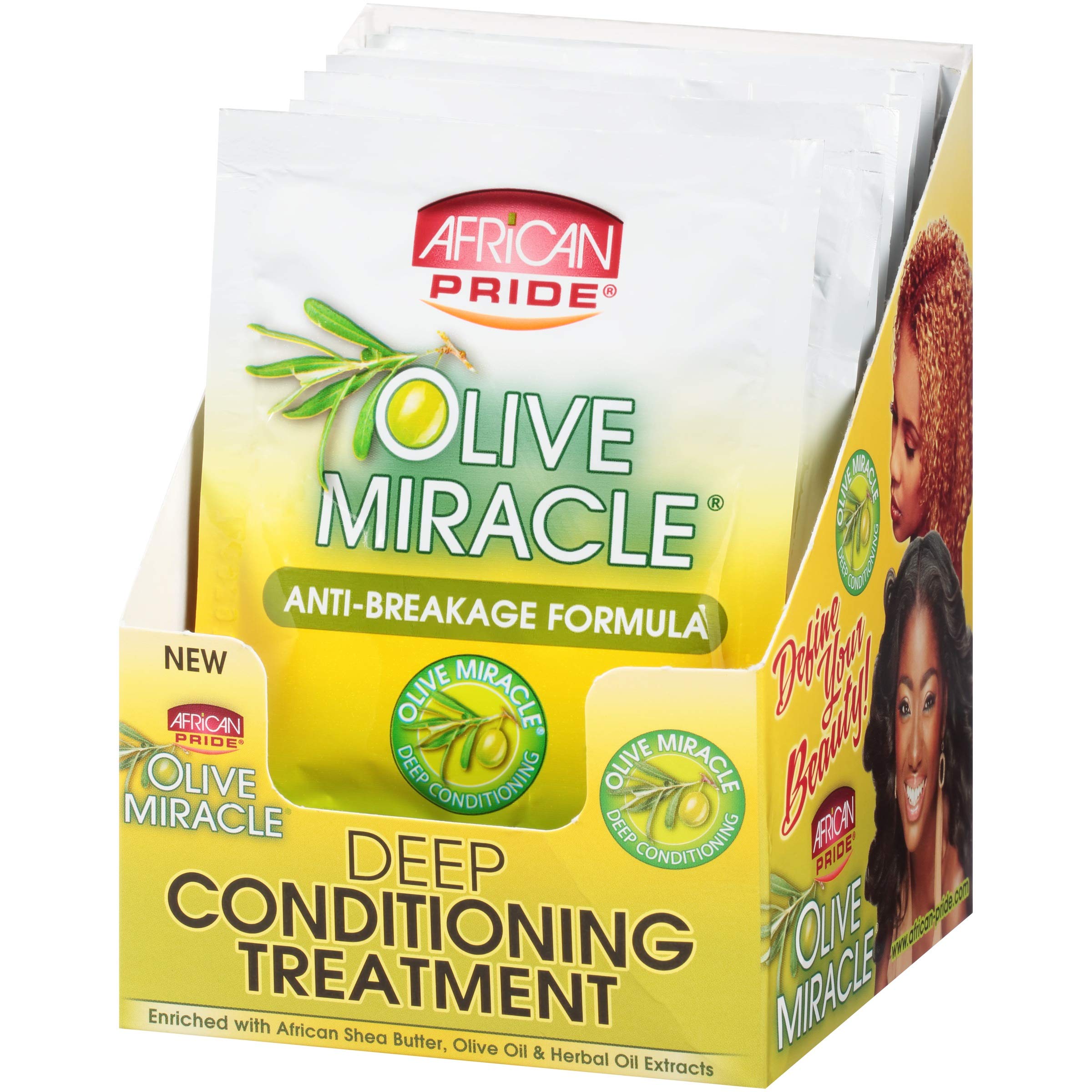 African Pride Olive Miracle Deep Conditioning Treatment 1.5oz