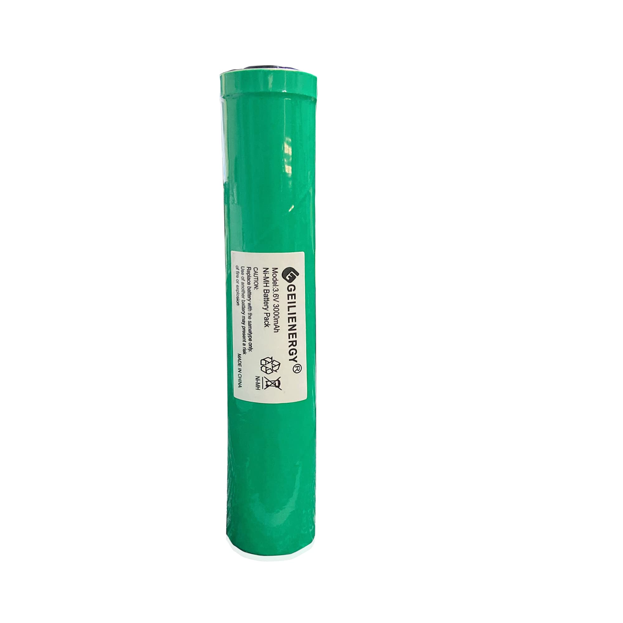 3.6V 3000mAh Ni-MH Battery (2PACK) Compatible with Streamlight Stinger 75375 75175 LED HP, XT,DS,PolyStinger, Pelican M9, FL126 Flashlight