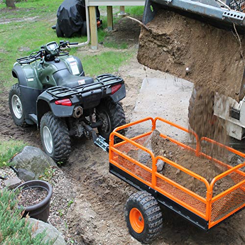 MotoAlliance Impact Implements Straight Tongue Trailer Coupler for 2 inch Ball Hitch, 3500lbs