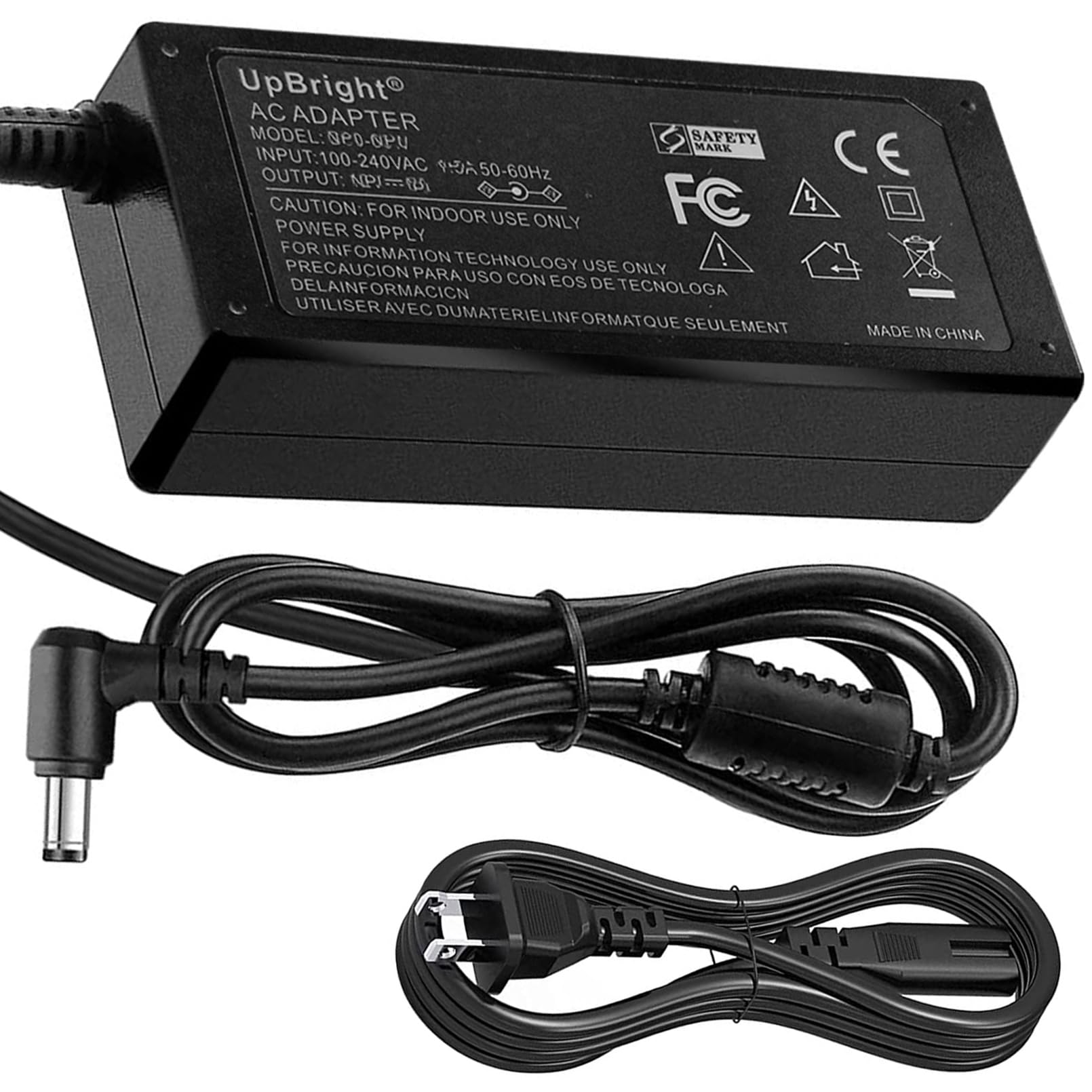UpBright 15V AC/DC Adapter Compatible with Anker Soundcore Rave Mini A3390 A3390Z11 AK-A3390Z11 AKA3390Z11 A3390H12 PartyCast IPX7 Waterproof Bluetooth Portable Speaker 3A Power Supply Battery Charger