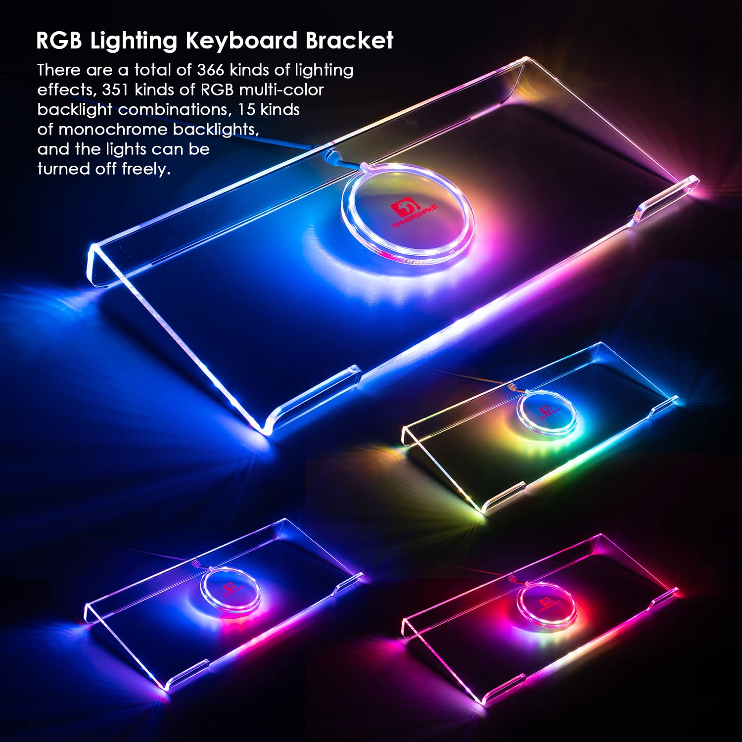 60 Percent Mechanical Gaming Keyboard Blue Switch Wired RGB 18 Backlit,Lightweight Gaming Mouse 6400 DPI,Mousepad,Wirst Rest,RGB Stand for Gamers,Typists-Blue
