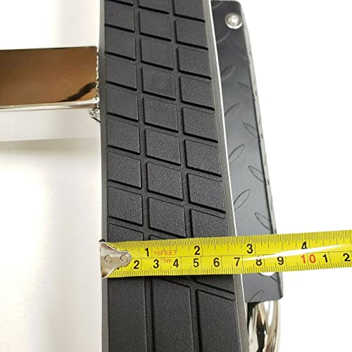 36" x 6.5" Towing Hitch Step Bar Drop Step 2" Receiver Round End Chrome Rear Bumper Guard Universal Truck Trailer