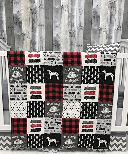 Baby Boy Nursery Set , Baby , Firefighter , Fire Truck , Fire Fighter, Baby Bedding , Crib Bedding , Babylooms