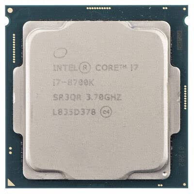 Intel Core I7-8700K I7 8700K 3.7 GHz Six-Core Twelve-Thread CPU Processor 12M 95W LGA 1151