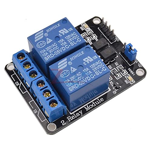1PCS 5V 2-Channel Relay Module Shield for Arduino ARM PIC AVR DSP Electronic 5V 10A 2 Channel Relay Module