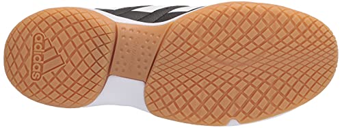 adidas Women's Ligra 7 Track and Field Shoe, Black/White/Black, 8