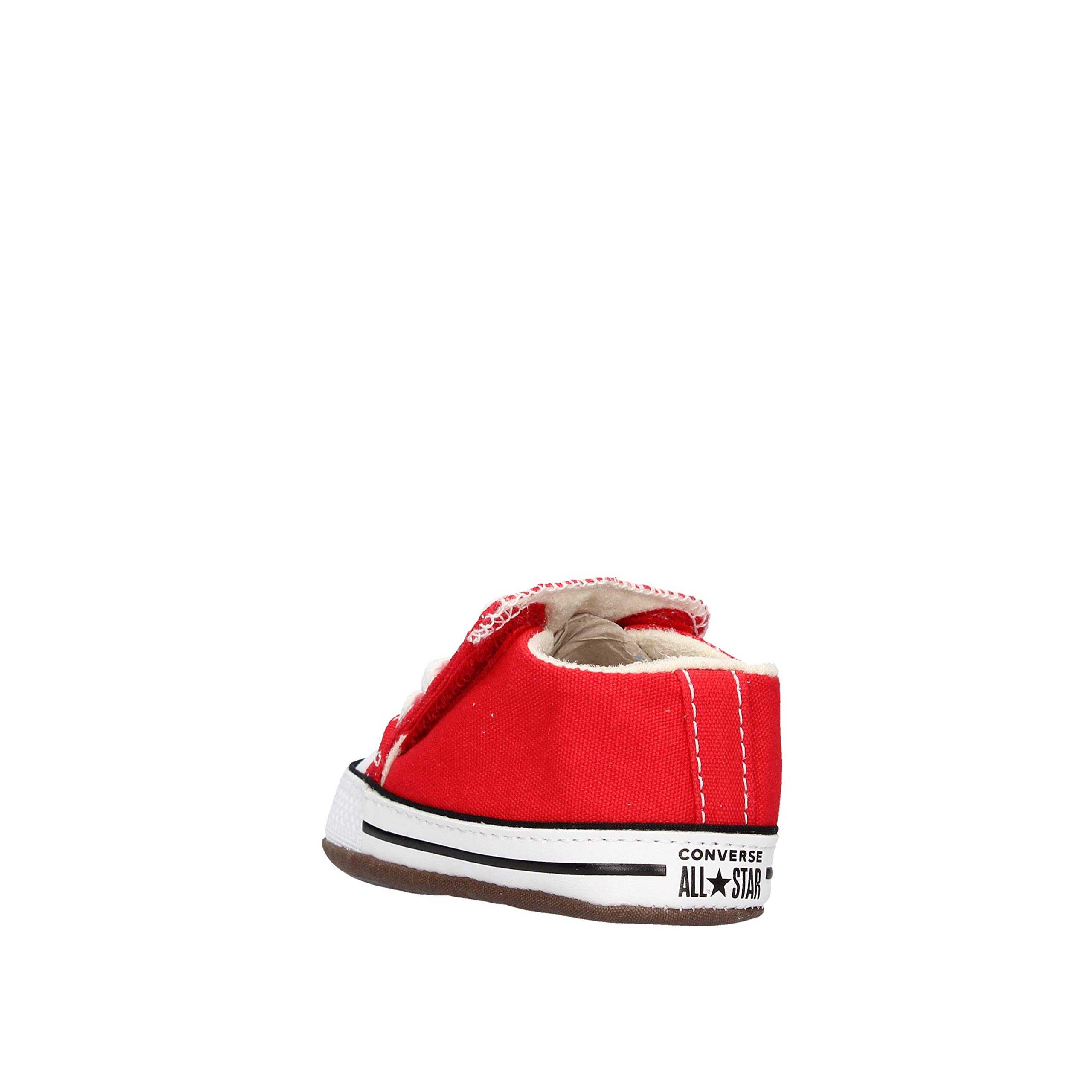 Converse Unisex-Baby Chuck Taylor All Star Cribster Easy Slip-on Sneaker, University Red/Natural Ivory, 2 M US Infant