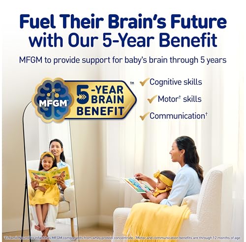 Enfamil NeuroPro Baby Formula, MFGM* 5-Year Benefit, Expert-Recommended Brain-Building Omega-3 DHA, Exclusive Immune Supporting HuMO6 Blend, Ready-to-Feed Infant Formula, Liquid, 6 Fl Oz (24 Count)