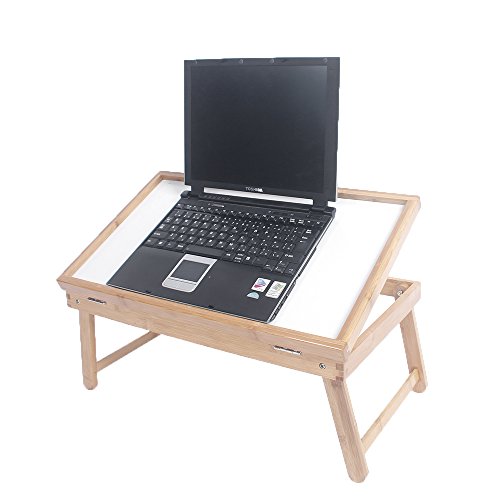 DESIGNSCAPE3D Premium Dining Table Tray Table Top Adjustable Wood Color & White Plank