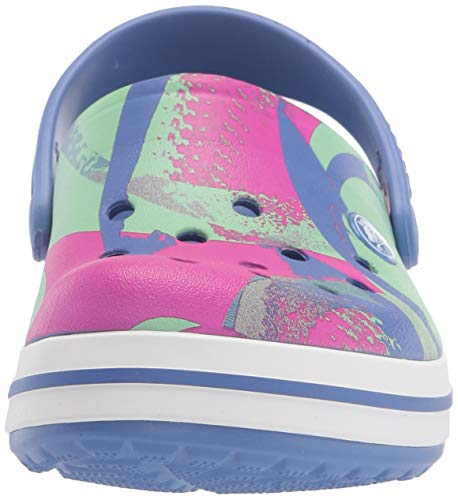 Crocs Kids' Baby Shark Band Clog , Bright Cobalt, 10 Toddler