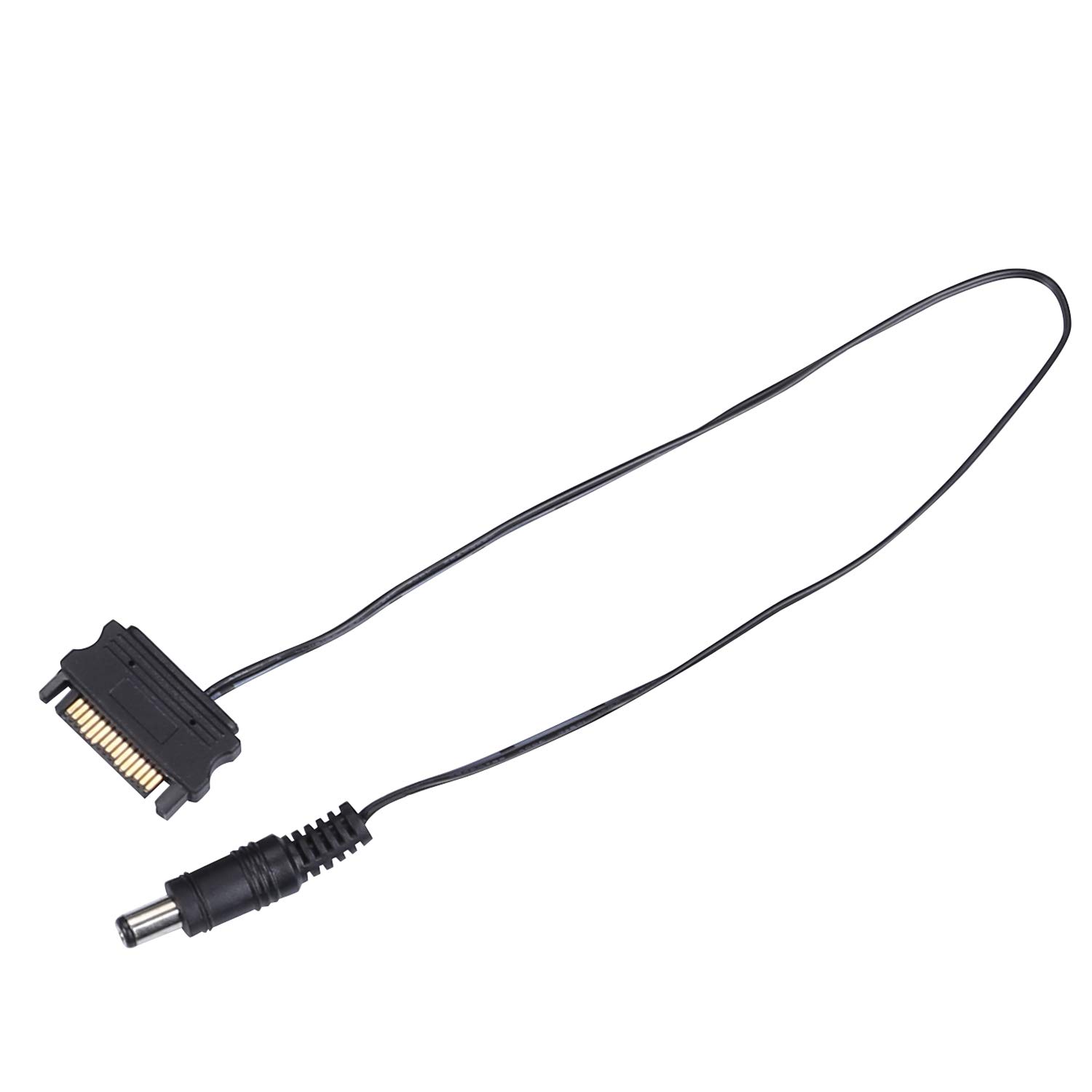 DS Male SATA Connector to 12V DC Plug Power Adapter Cable (DC Plug 5.5MM x 2.1MM, O Series)