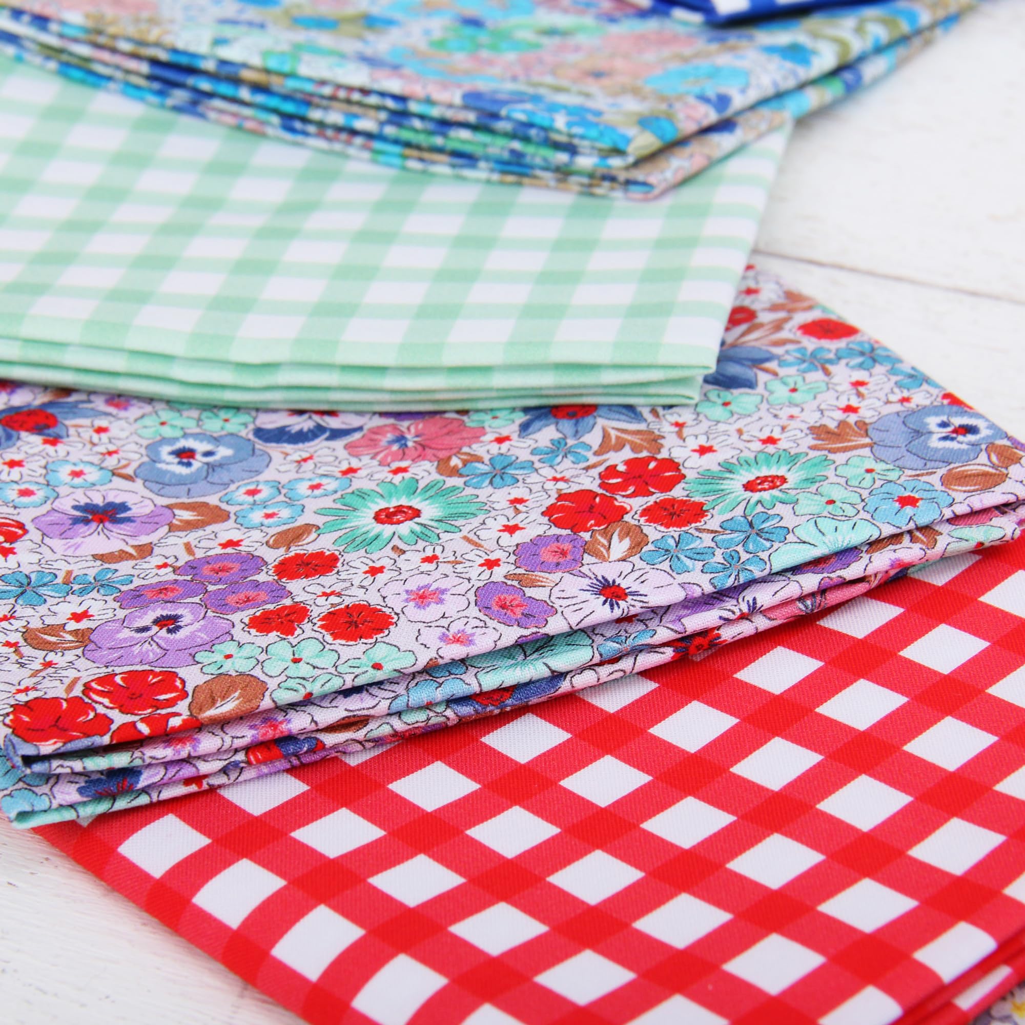 3 Yard Cut Threadart Premium Cotton Quilting Fabric - Spring Picnic Collection - Light Blue Gingham - 44" Width - 100% Cotton - Quilting, Sewing, Crafts