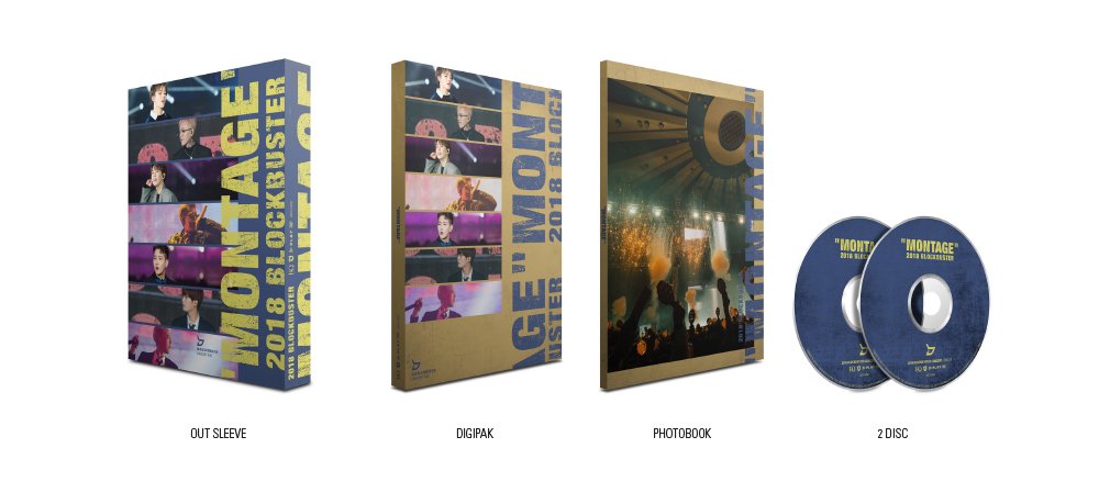 BLOCK B - 2018 BLOCKBUSTER MONTAGE 2DVD+Photobook