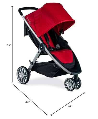 Britax B-Lively Lightweight Stroller, Cardinal