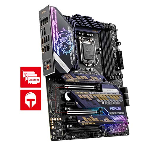 MPG MPG Z590 Gaming Force Gaming Motherboard (ATX, 11th/10th Gen Intel Core, LGA 1200 Socket, DDR4, PCIe 4, CFX, M.2 Slots, USB 3.2 Gen 2, DP/HDMI, Mystic Light RGB)