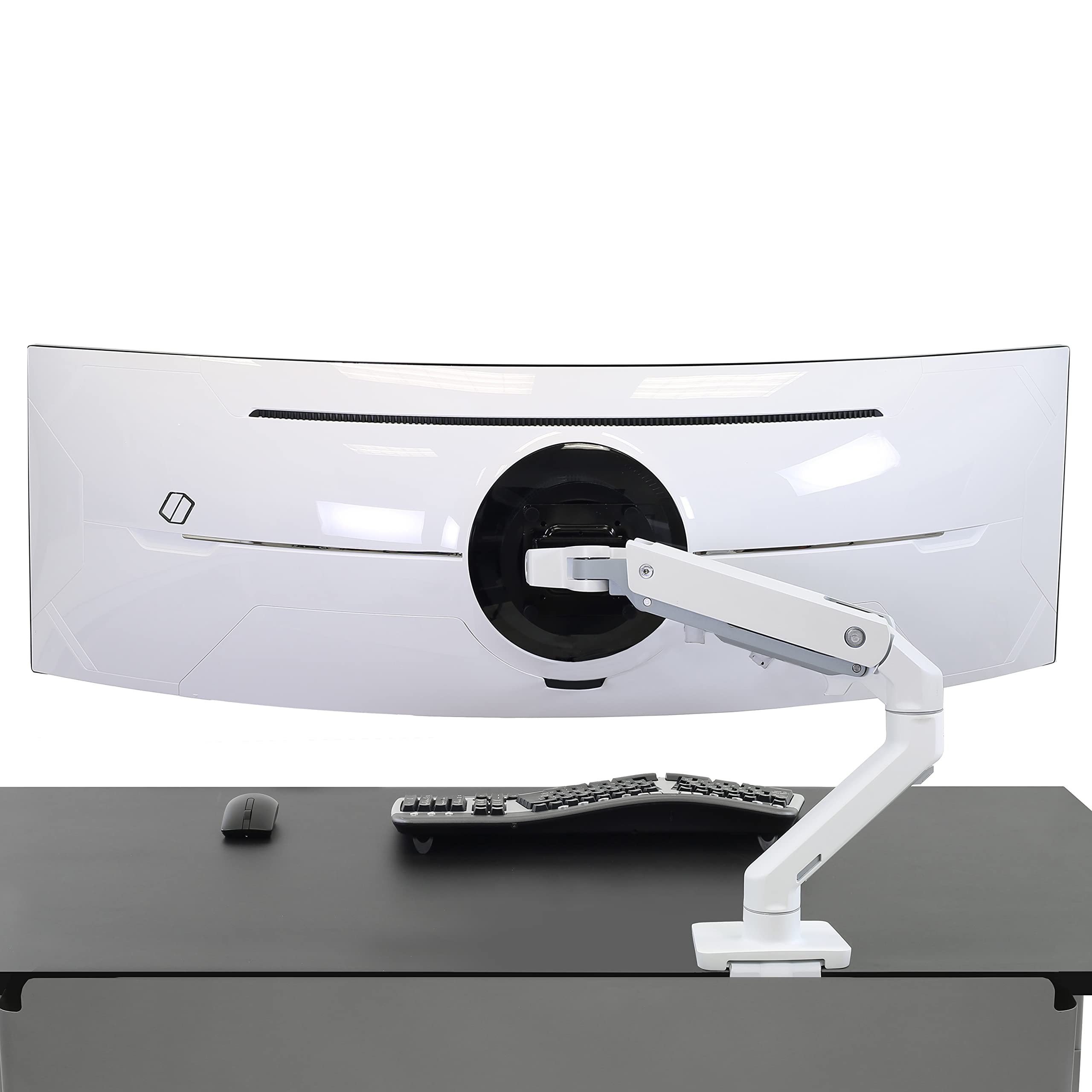 Ergotron – HX Heavy Duty Tilt Pivot – for 1000R, Ultrawide Curved Monitors, Screen Depth 6-12” – Add-on for HX Desk and HX Wall Monitor Arms