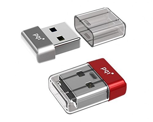 64GB PQI U603V USB3.0 Ultra-Small Flash Drive Red Edition