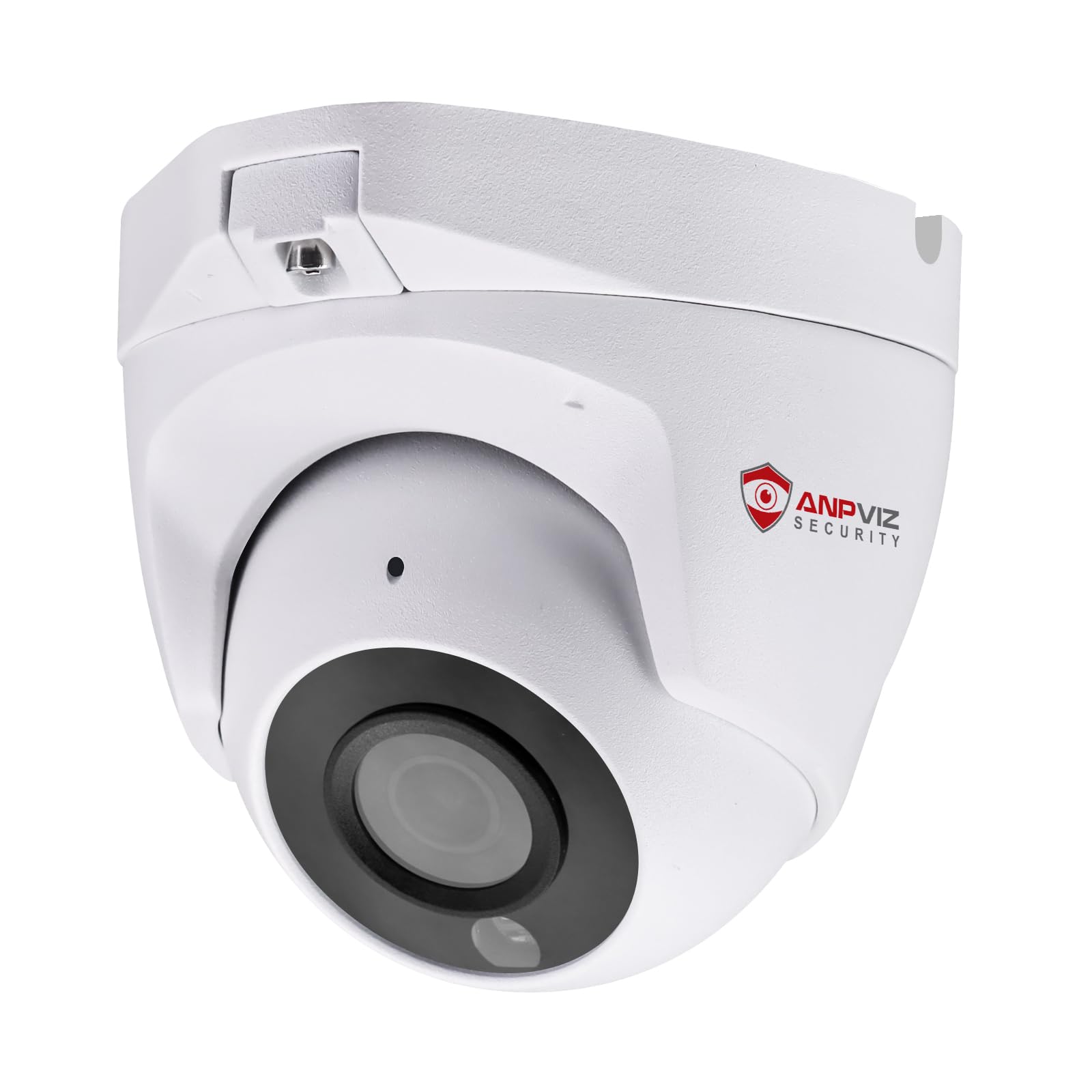 Anpviz 5MP POE Camera with Human & Motion Detection, IP Camera for Indoor Outdoor, Turret Camera Built-in Audio/Mic, 100ft IR Night Vision Security Camera, IP66 Waterproof, NDAA Compliant (U Series)