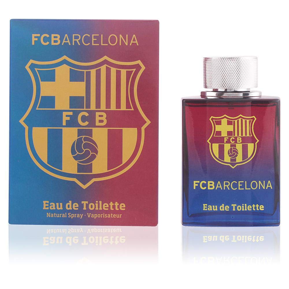 Air-Val International Eau de Toilette Spray for Men, FC Barcelona, 3.4 Ounce