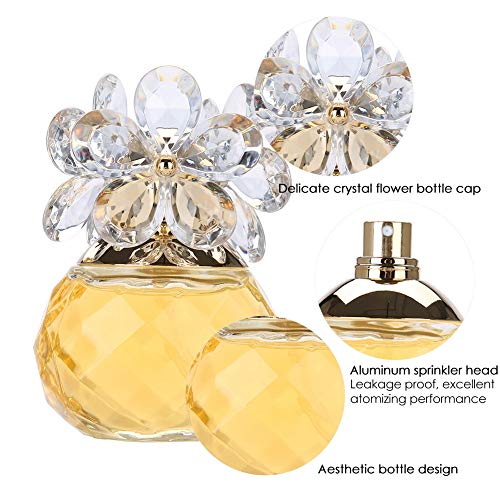 TMISHION Women Perfume, Long Lasting Flower Wood Fragrance Lady Perfume Spray for Women 60 ML (Gold)